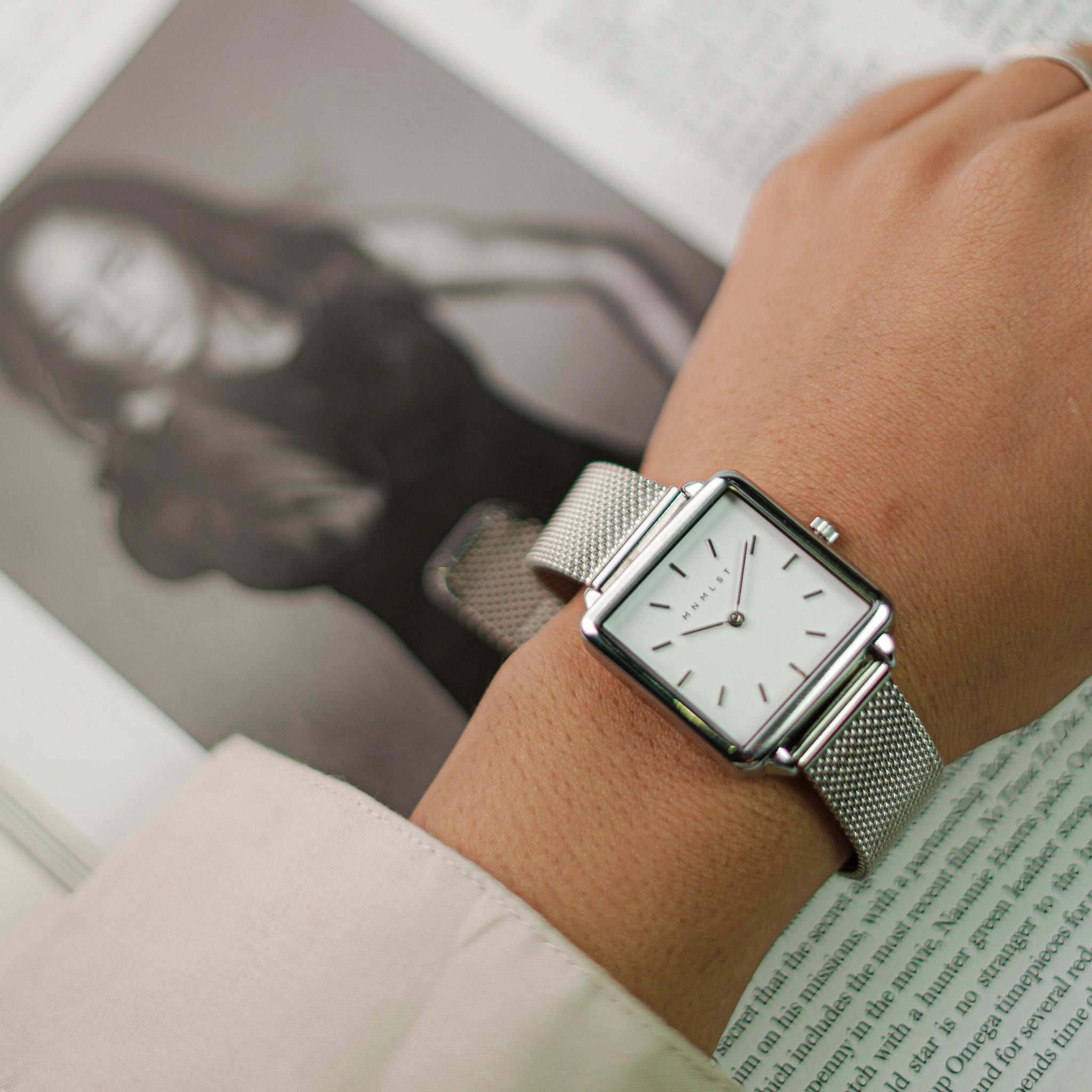 Diva (Silver) Watch by MNMLST